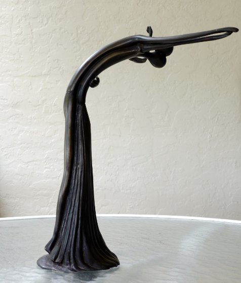 A Time Out to Be Within Bronze 10 in by Ruth Bloch