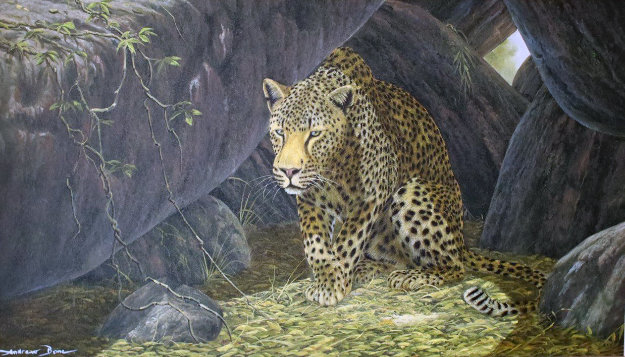 Andrew Bone Untitled (Leopard), giclee by Andrew Bone - For Sale on Art ...