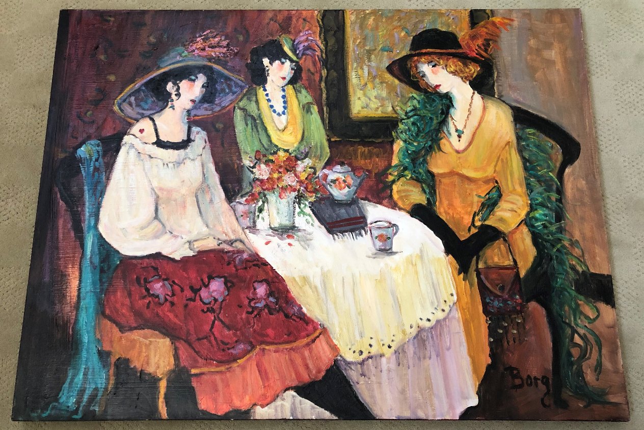 irene borg original painting, portrait of women by Irene Borg - For ...