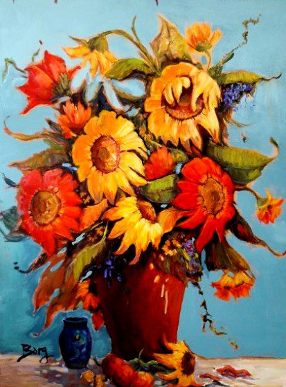 Untitled Little Girls 1980 42x32 Huge by Irene Borg