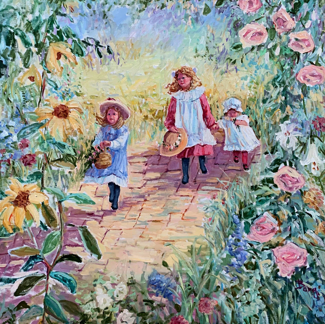 Untitled Painting Oil on Canvas 36x36 by Irene Borg - For Sale on Art ...