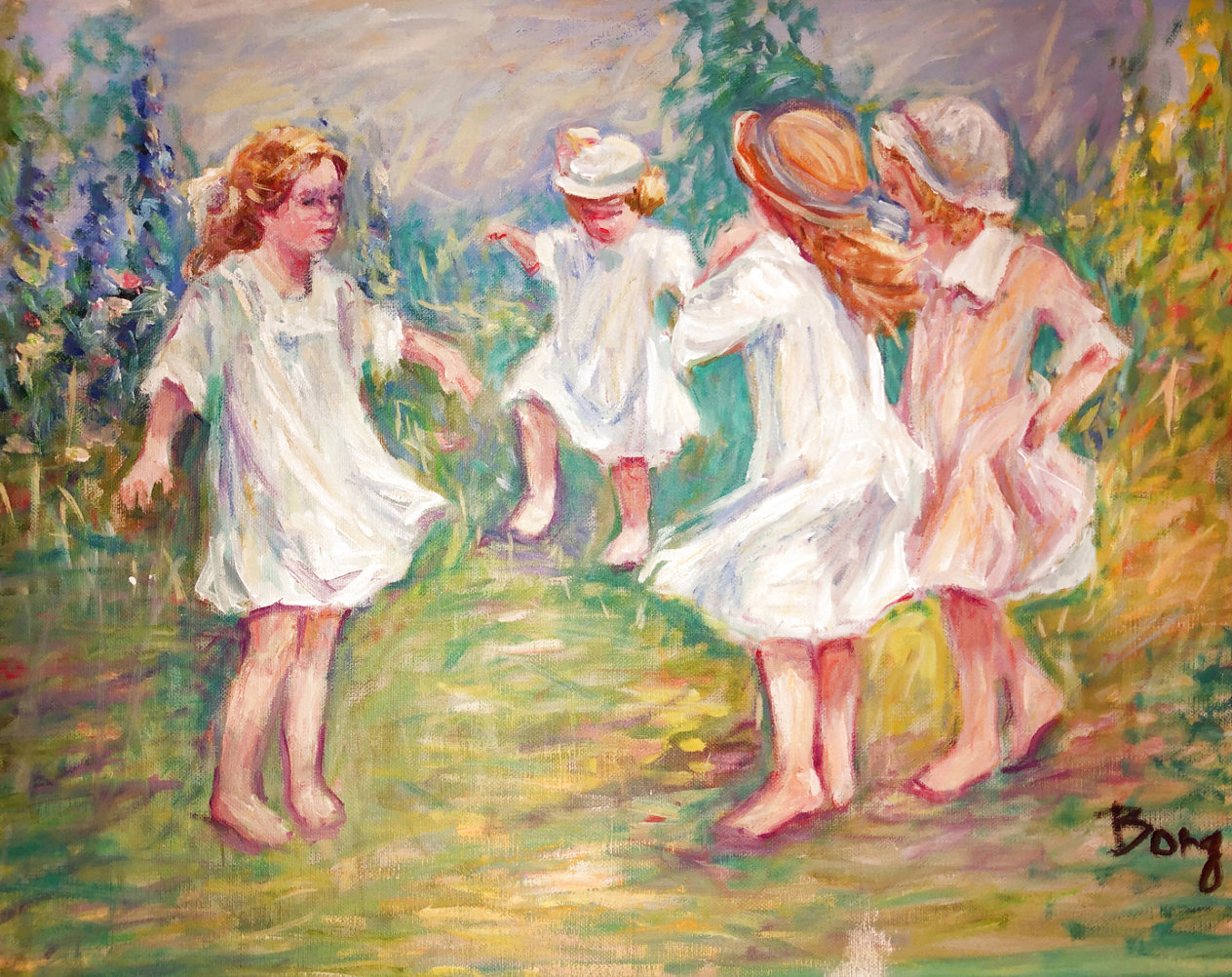 Irene Borg, My Turn, original oil painting by Irene Borg - For Sale on ...