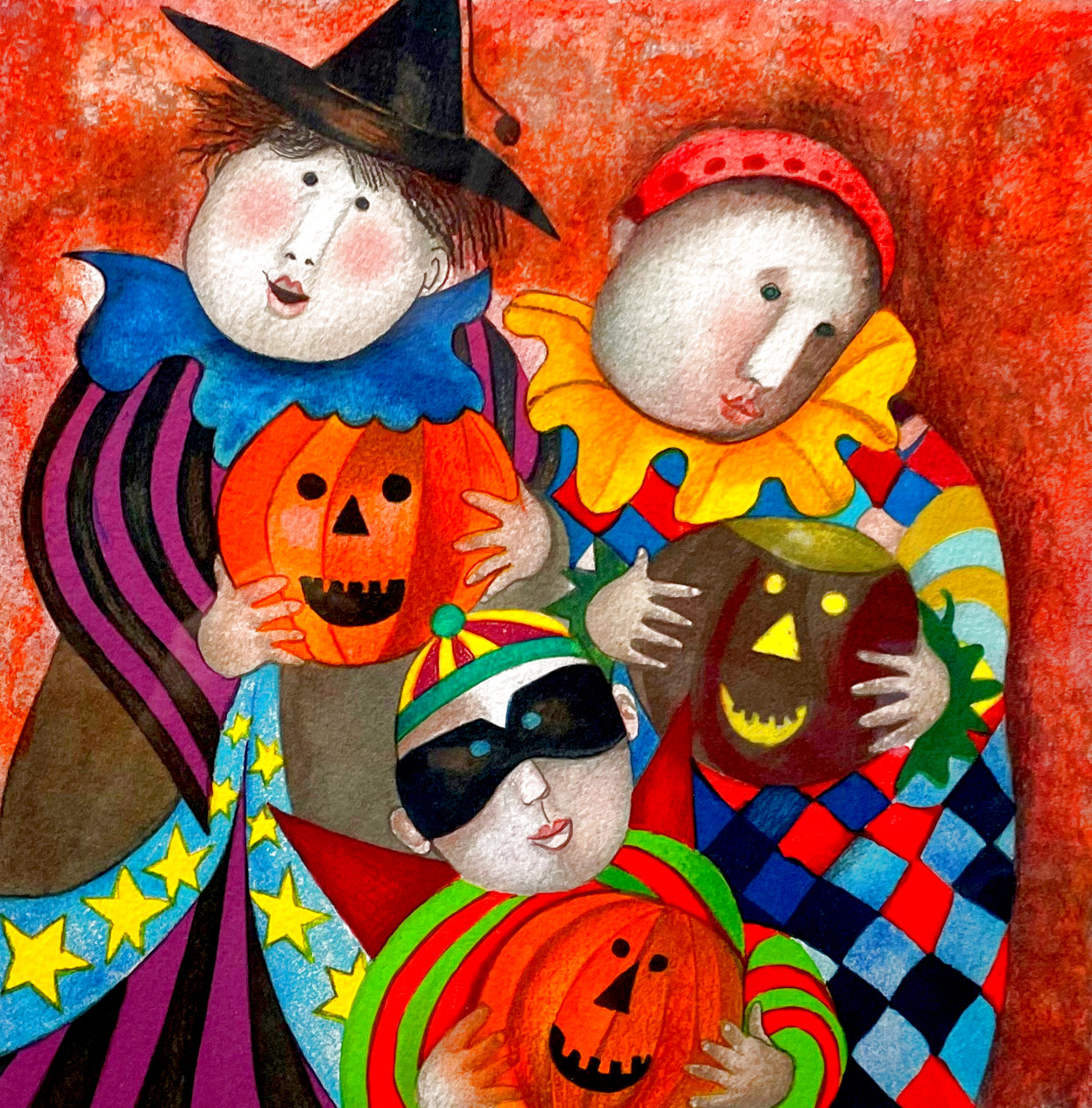 From the Millennium Calendar Suite: October 2000 Limited Edition Lithograph by Graciela Rodo ...
