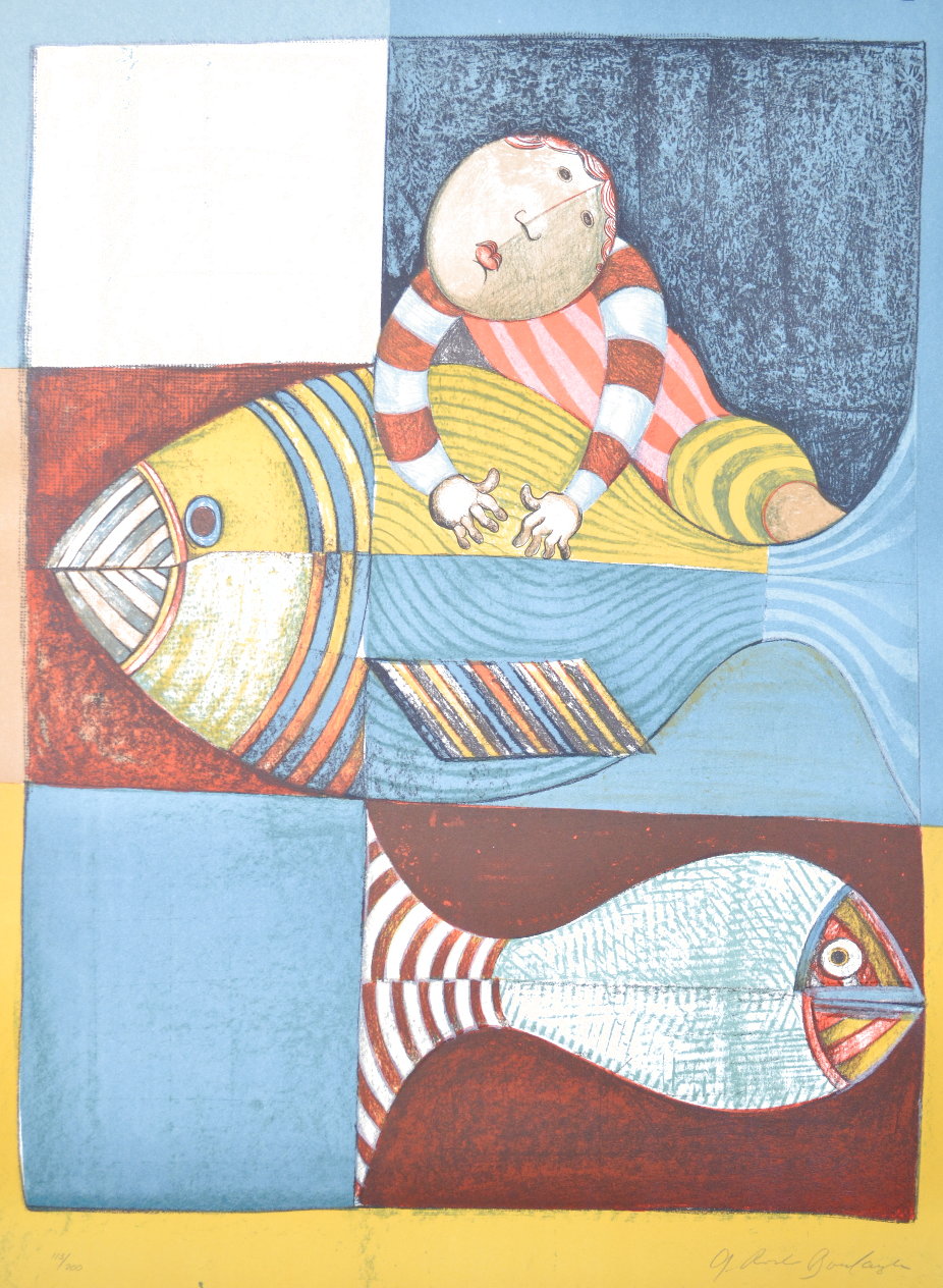 Zodiac Portfolio of 12 1976 Limited Edition Lithograph by Graciela Rodo Boulanger - For Sale on ...