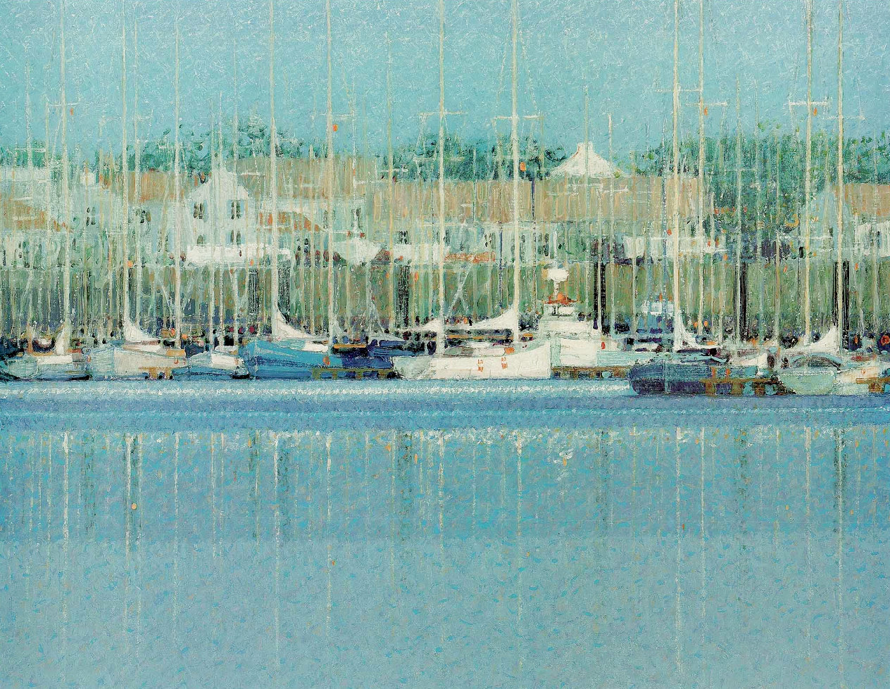 Le Port de Plaisance 1987 Limited Edition Lithograph by Andre Bourrie ...
