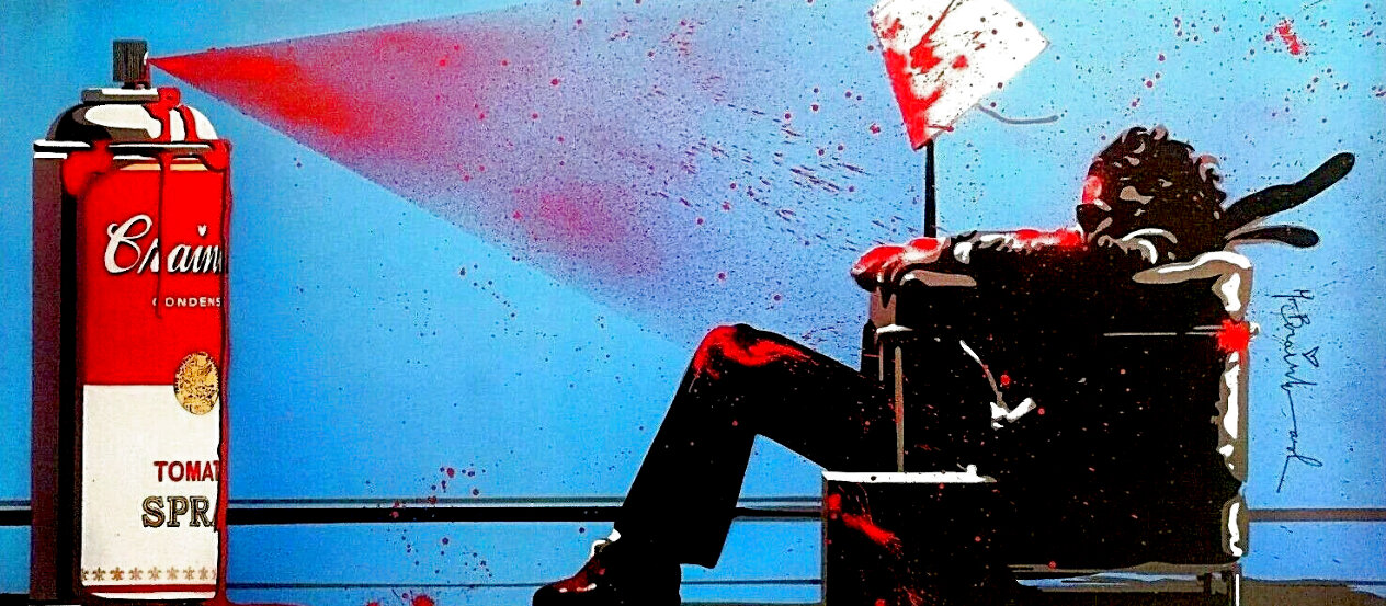 Max Spray Lithograph Poster by Mr. Brainwash - For Sale on Art Brokerage