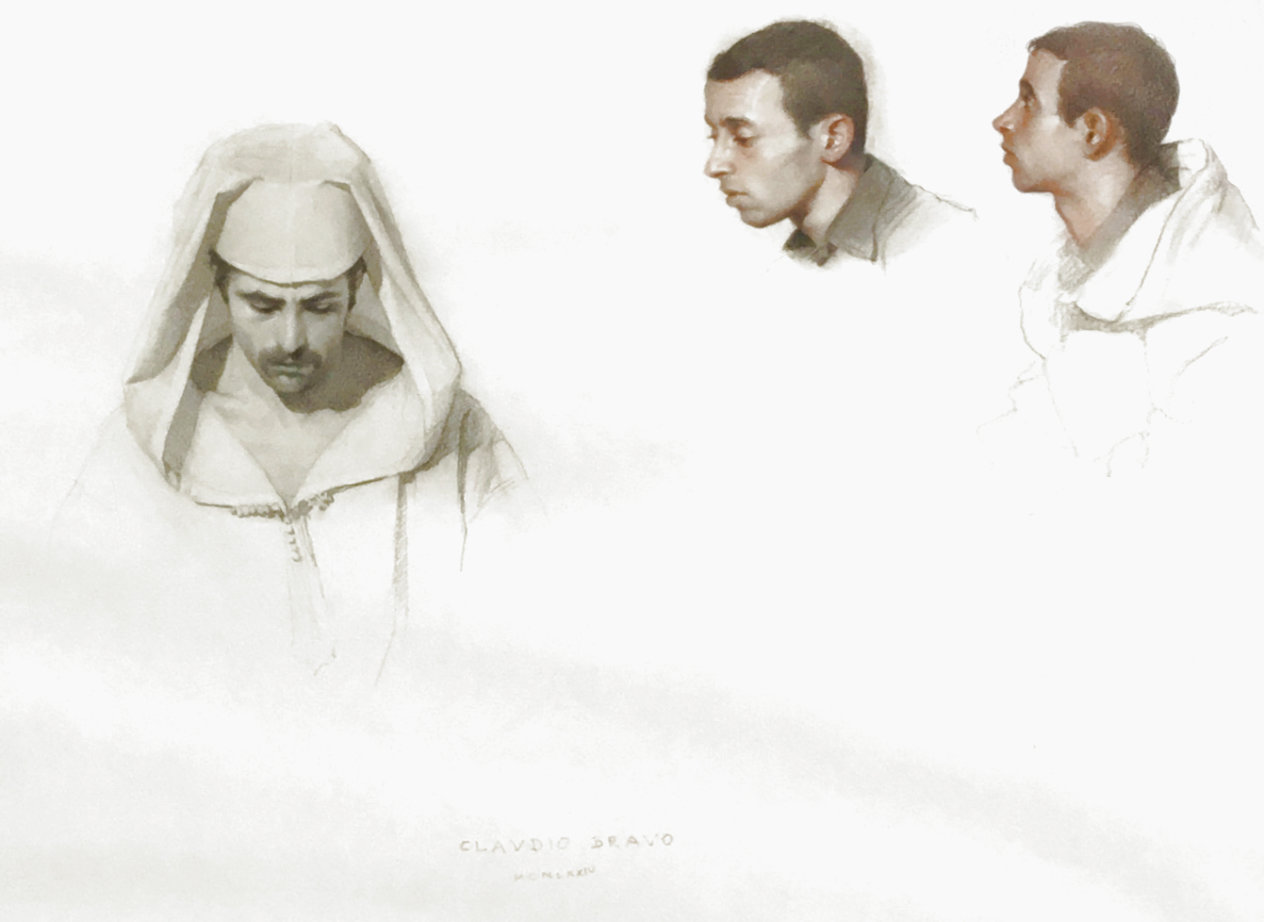 Heads 1974 Drawing by Claudio Bravo - For Sale on Art Brokerage