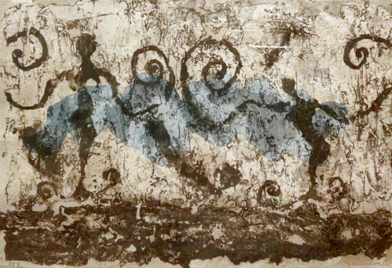 Les Florentines 1989 Limited Edition Carborundum Etching by Pierre ...