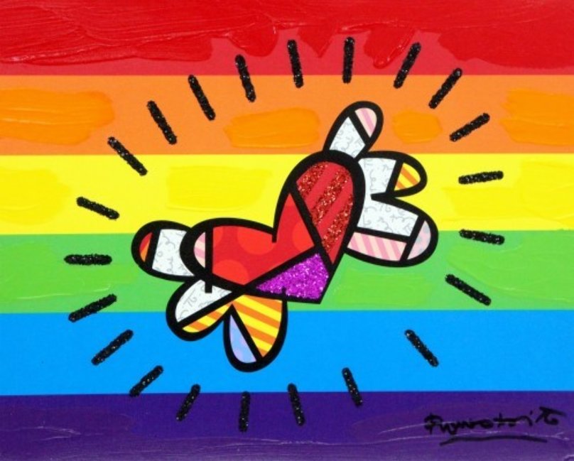 Romero Britto Art For Sale, Wanted