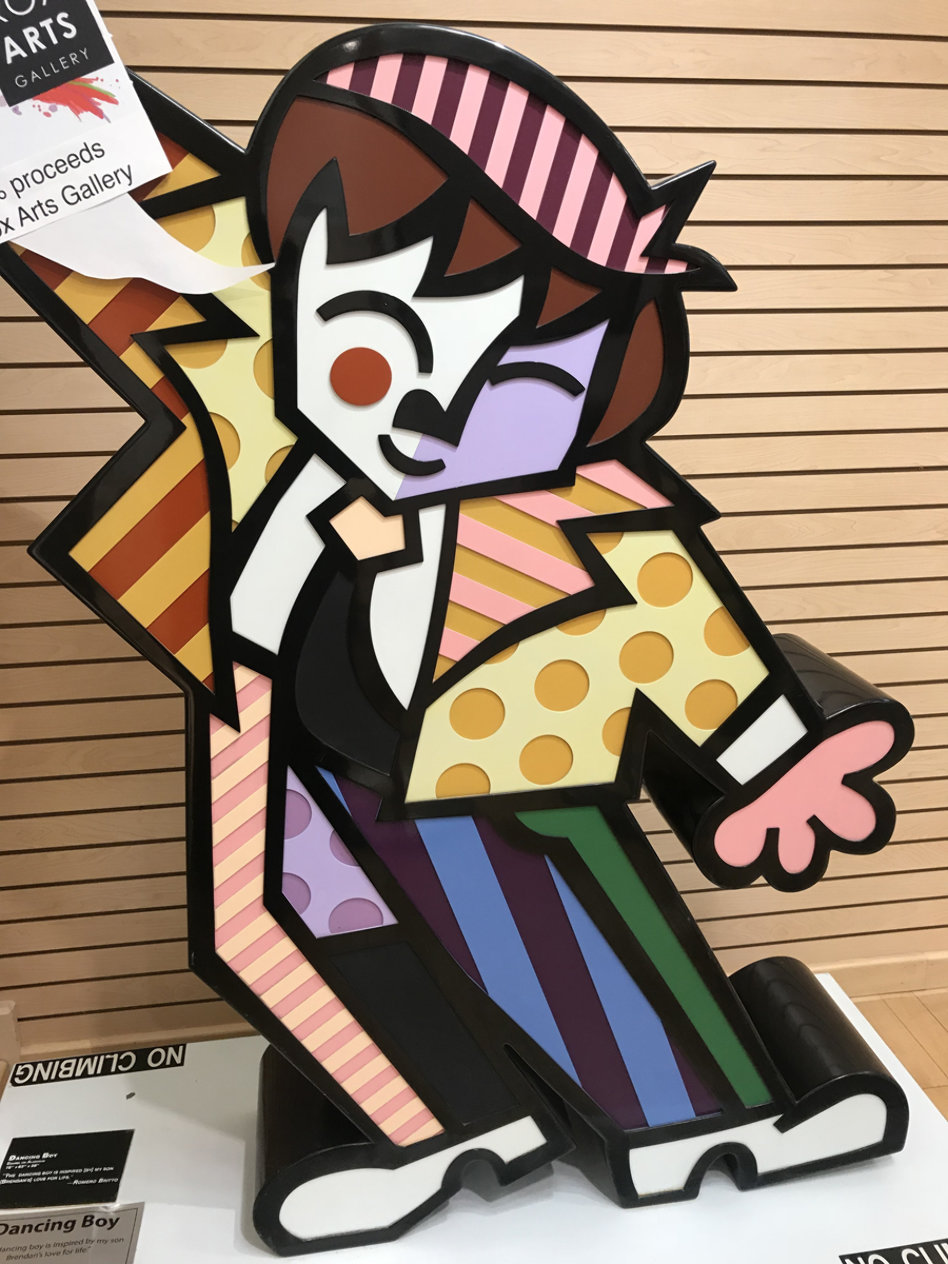Britto Aluminum clown Sculpture by Romero Britto - For Sale on Art ...