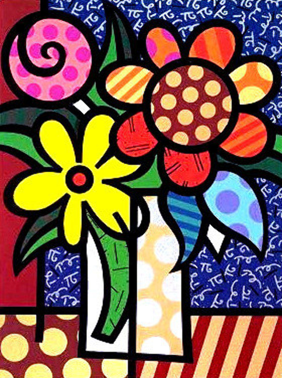 Van Britto 1998 Serigraph 19x26 by Romero Britto - For Sale on Art ...