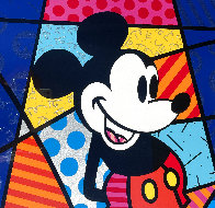 Mickey Mouse 1998 Serigraph 23x18 by Romero Britto - For Sale on Art ...
