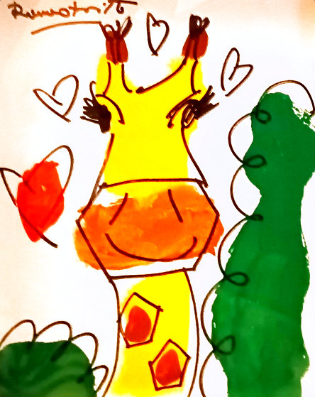 Thomas Collection (the Giraffe) by Romero Britto - For Sale on Art ...