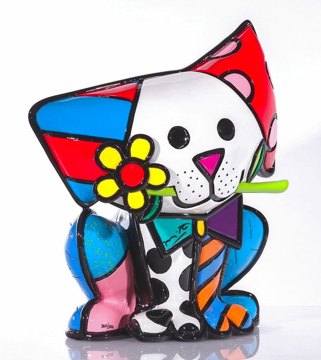 Yellow Flower 2019 Limited Edition Resin Sculpture by Romero Britto ...