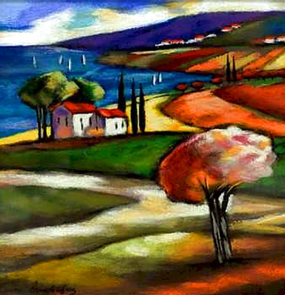 Park West Artist: Russian Artist Slava Brodinsky Paintings For Sale ...