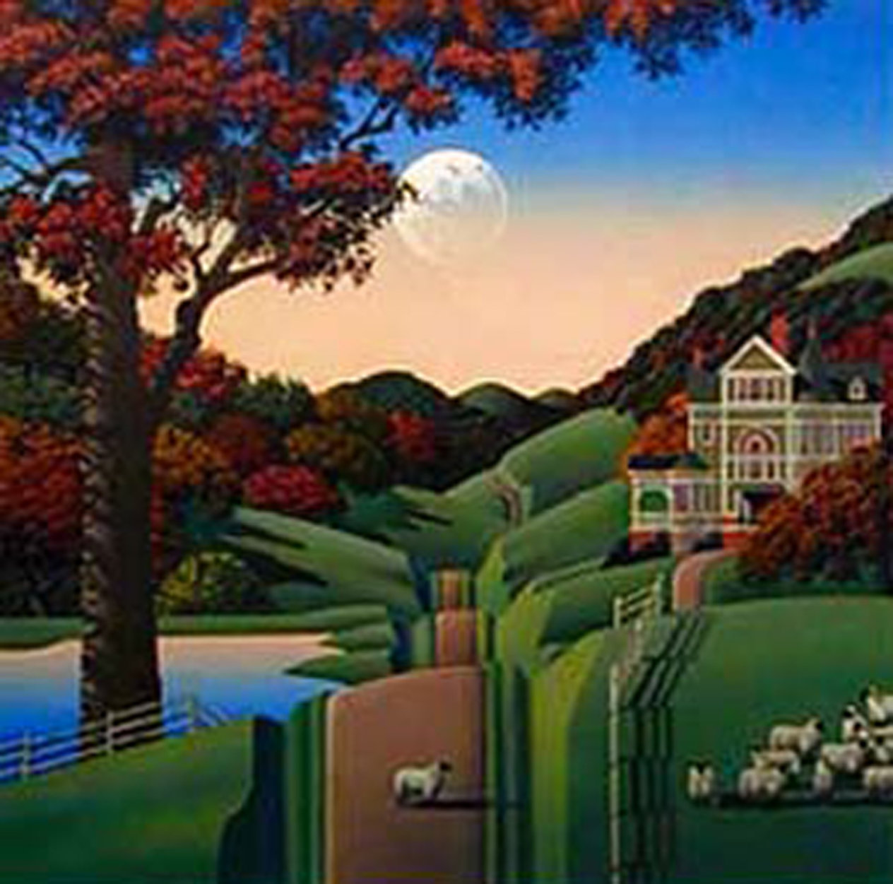 Seven Sisters Road 1988 by Jim Buckels - For Sale on Art Brokerage