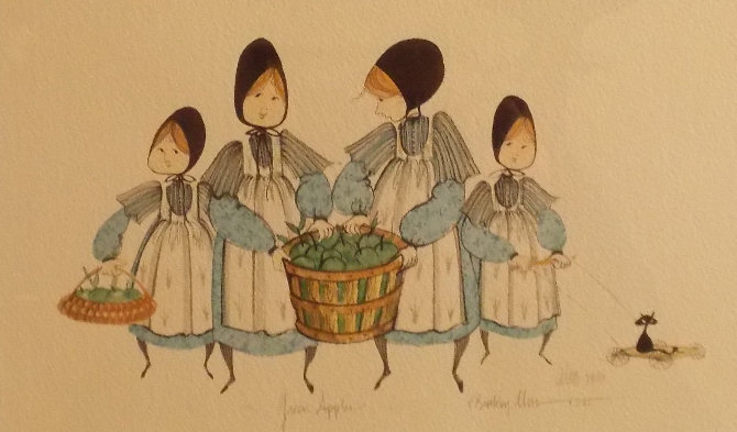 Pat Buckley Moss American Artist Paintings For Sale, Art Wanted - 17 ...