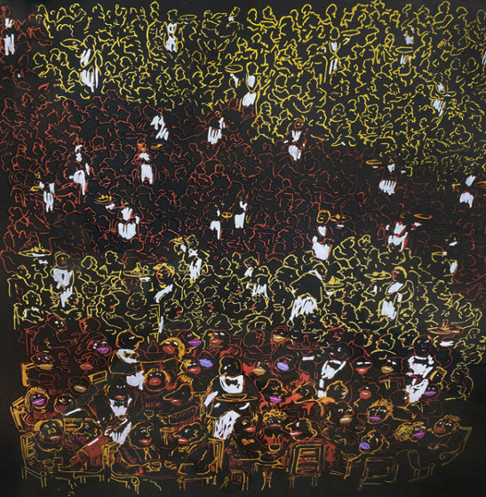 guy buffet restaurant art, lithograph, humor by Guy Buffet - For Sale ...