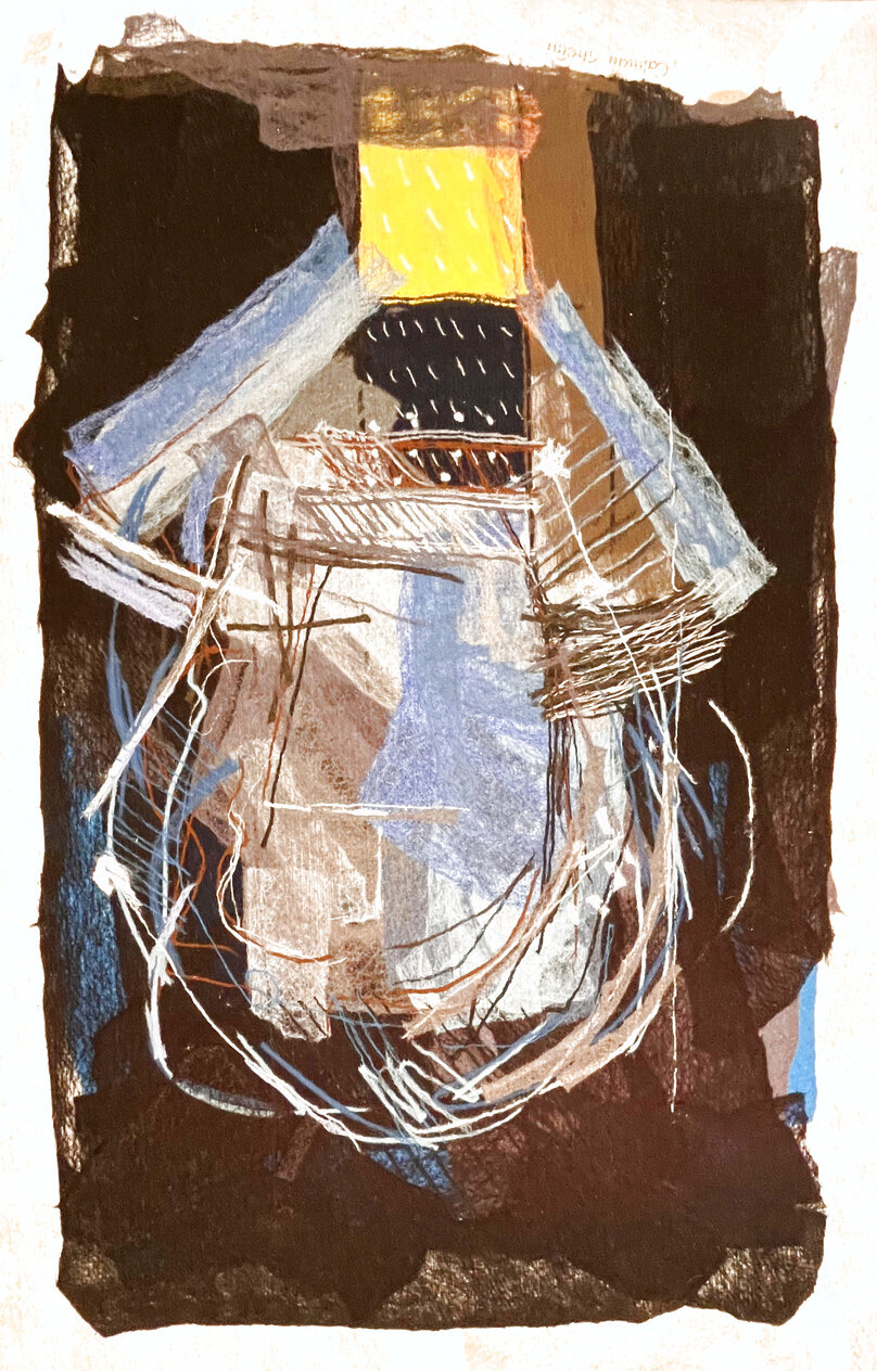 Inspired by Giacometti 51x68 Wool Tapestry by Calman Shemi - For Sale ...