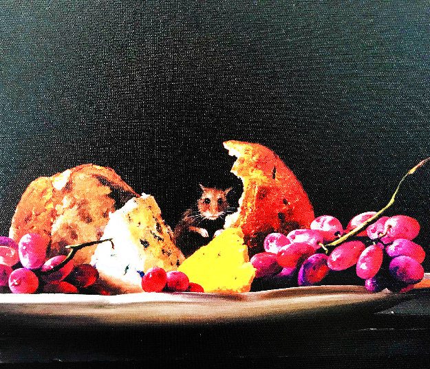 Uninvited Guest, Lithograph on Canvas, 18x24, by Dario Campanile - For ...