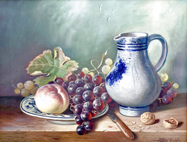 Untitled Landscape Oil on Canvas 14x18 by Raymond Campbell - For Sale ...