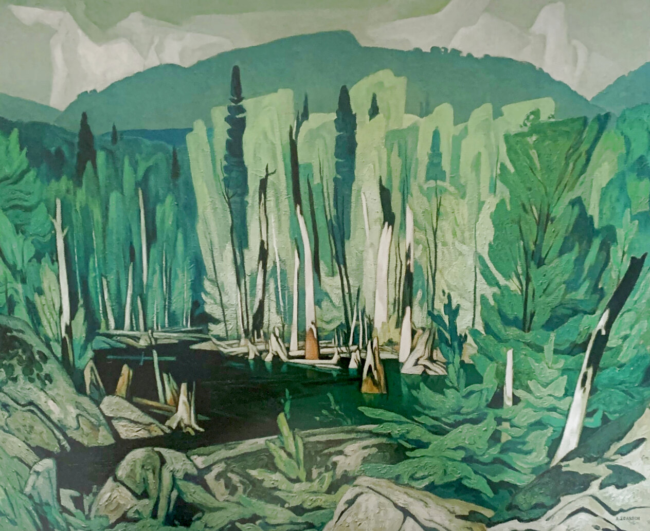 Drowned Land Limited Edition Print by A.J. Casson - For Sale on Art ...