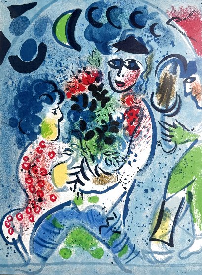 Frontispiece 1969 Lithograph by Marc Chagall - For Sale on Art Brokerage