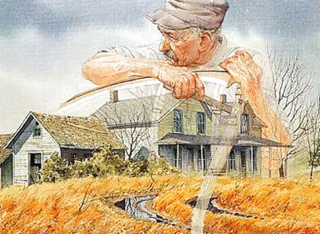 Old Bechu Place Lithograph 21x24 by Charles Peterson - For Sale on Art ...