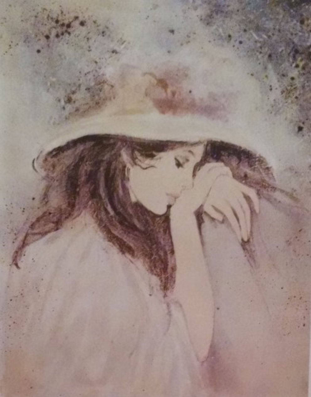 La Reveuse 1980 by Bernard Charoy - For Sale on Art Brokerage