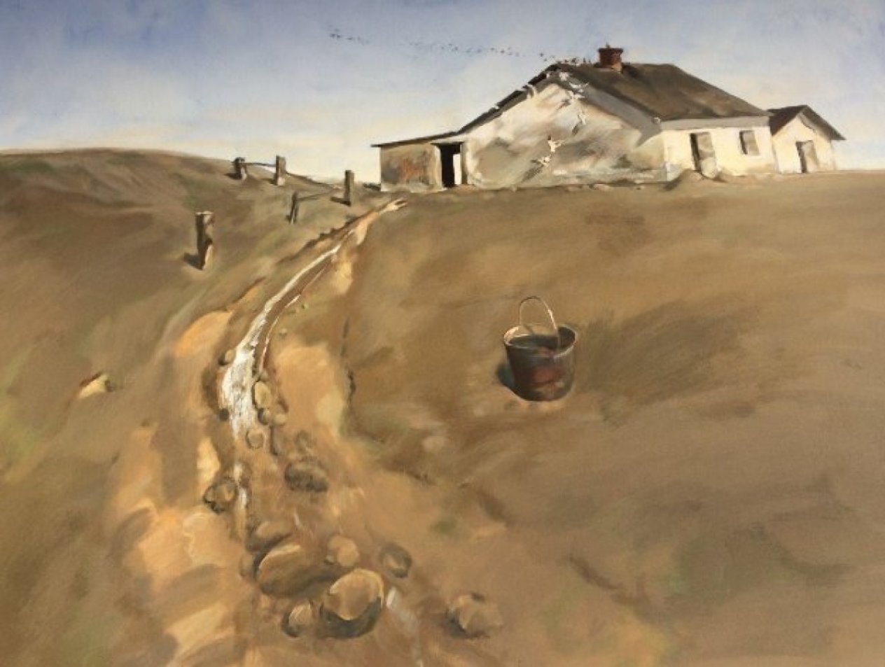 Bird's House 1990 by Chase Chen - For Sale on Art Brokerage