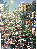 Alexander Chen, print, Moon Over Lombard Street by Alexander Chen - For ...