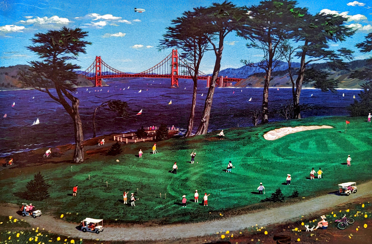 San Francisco Lincoln Rose Limited Edition Embellished Mixed Media on ...