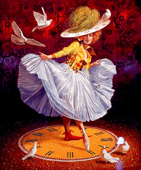 Cycle of Love 2021 Digital Multiple on Aluminum 24x20 by Michael Cheval ...