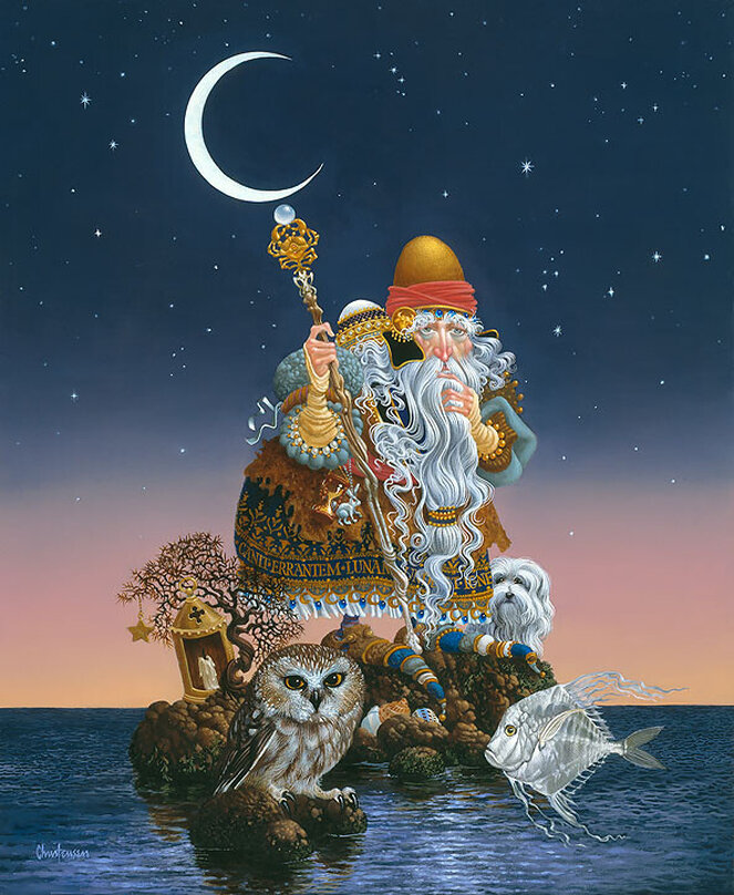 James Christensen Artwork For Sale, Oils Wanted