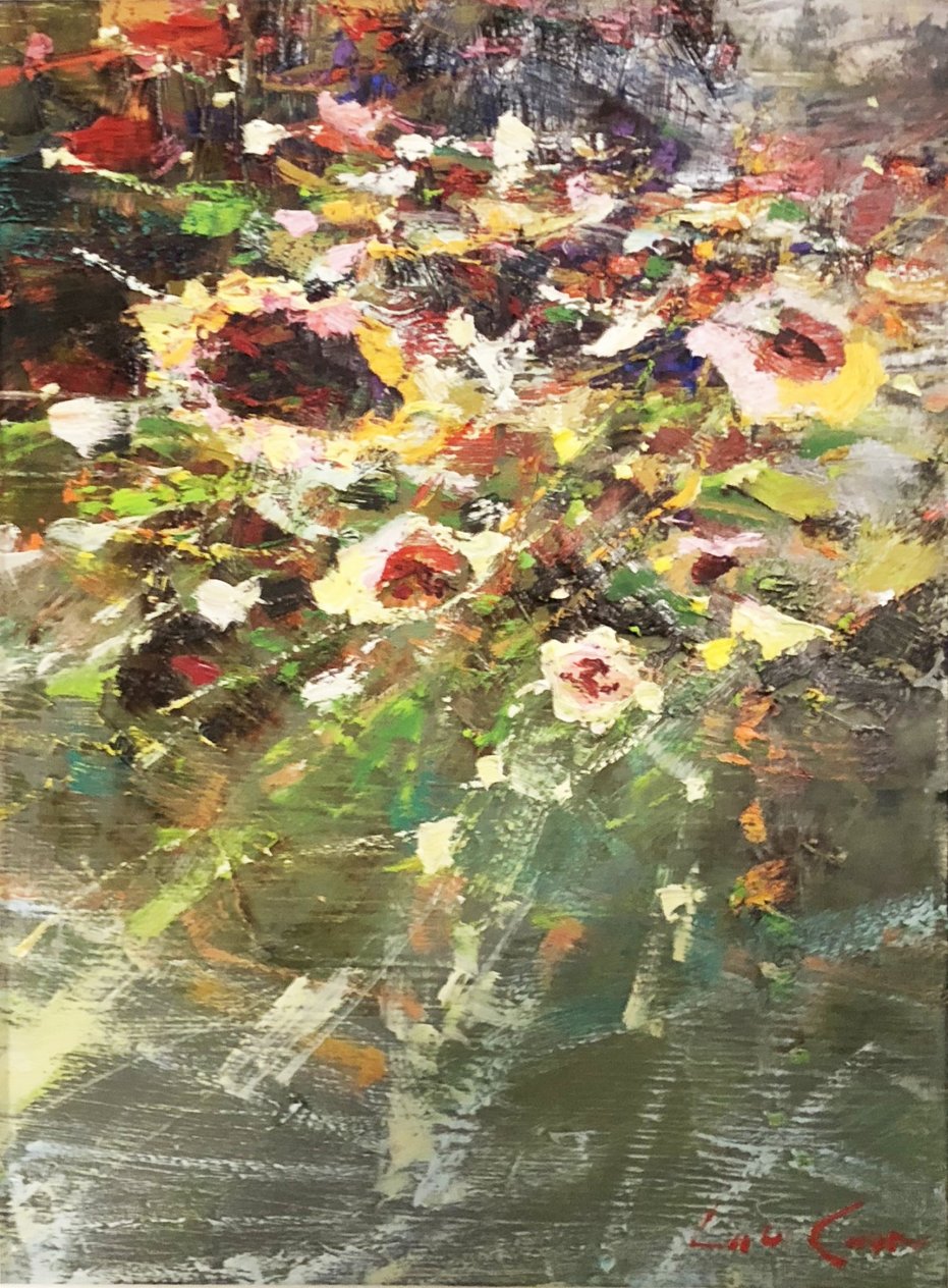 Bouquet 20x16 by Lau Chun - For Sale on Art Brokerage