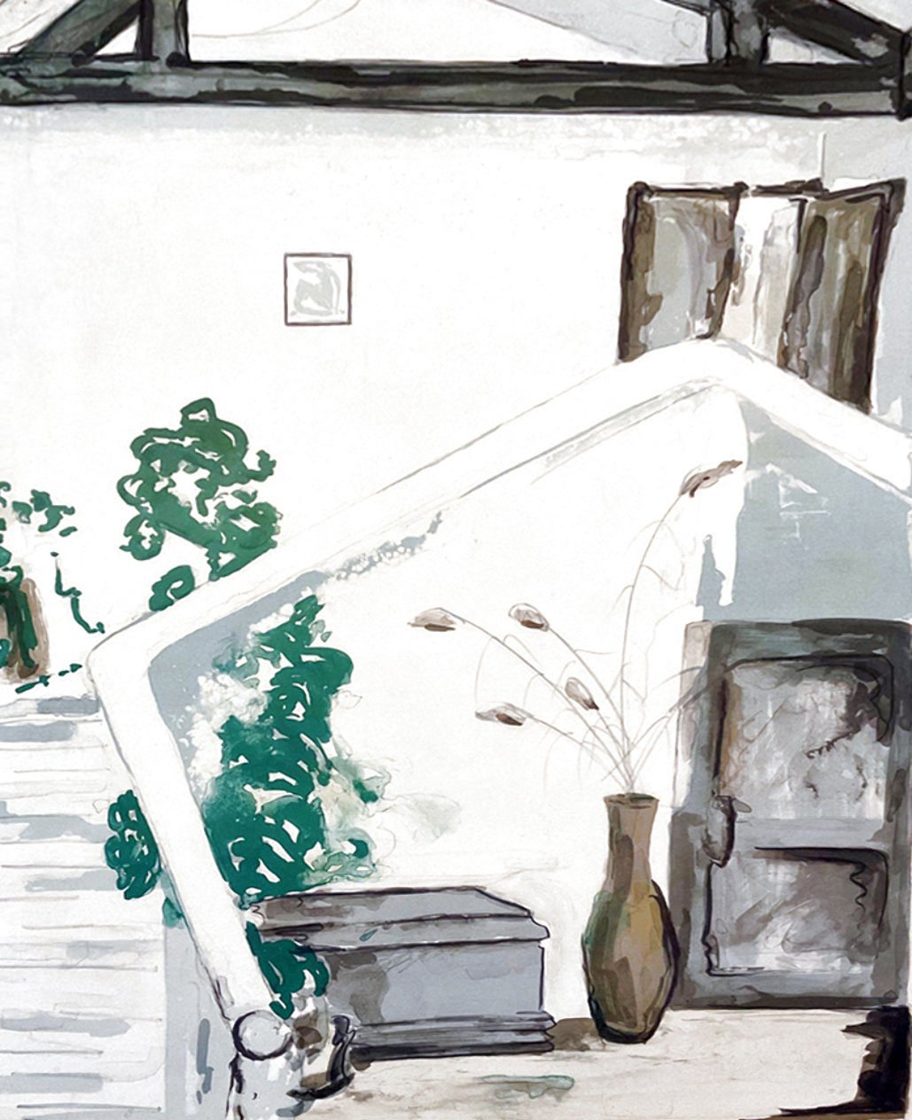 Sarah Churchill, Untitled Print, lithograph by Sarah Churchill - For ...