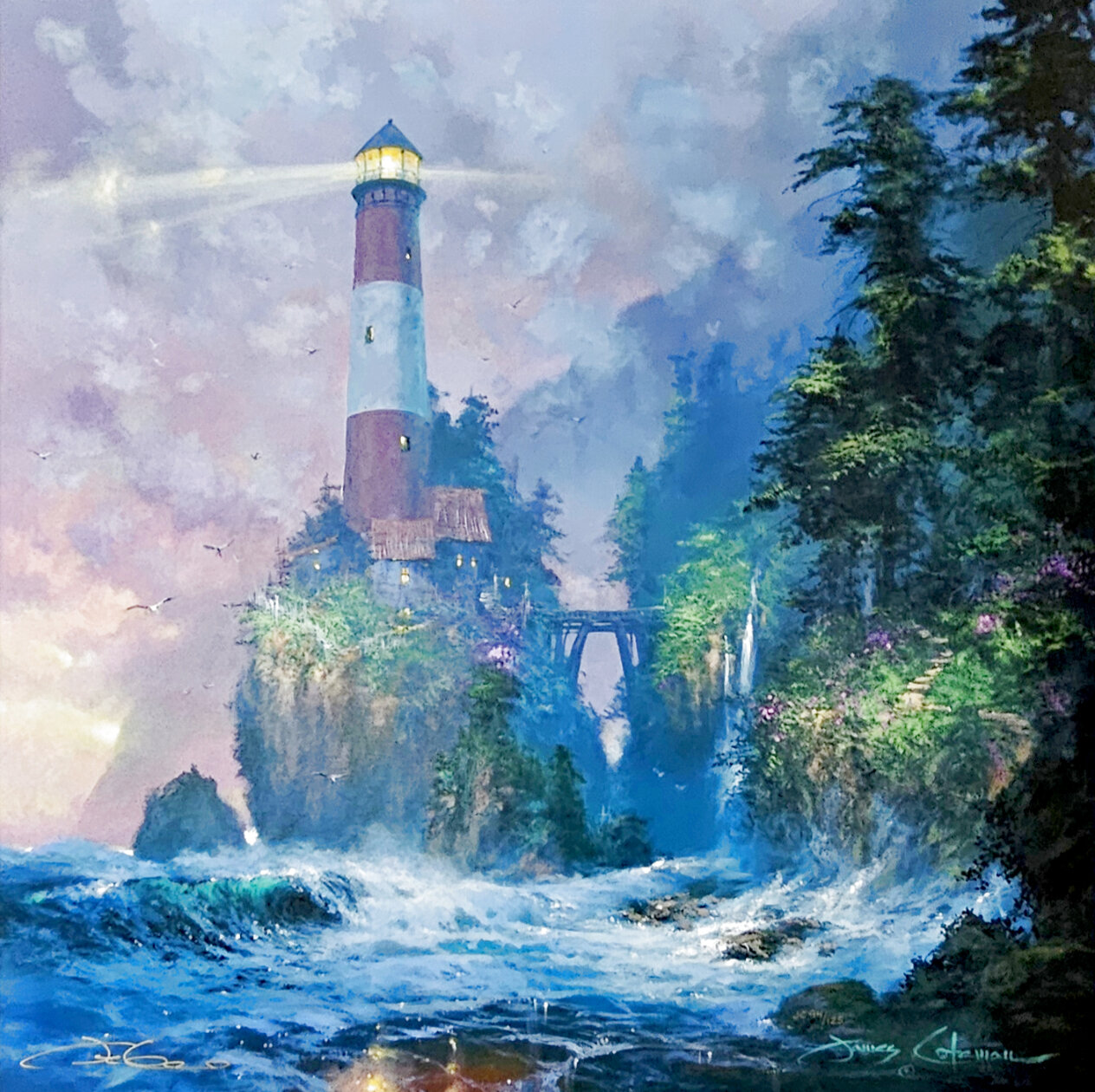 Pathway Home Limited Edition Embellished Giclee on Canvas by James ...