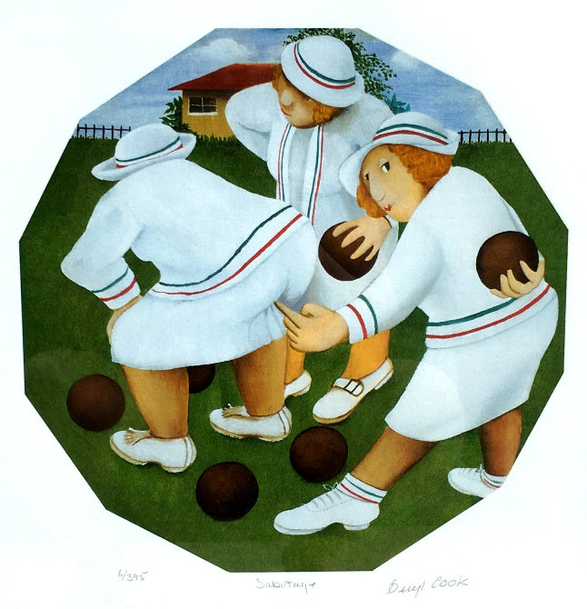Park West, British Artist Beryl Cook Prints/paintings For Sale ...