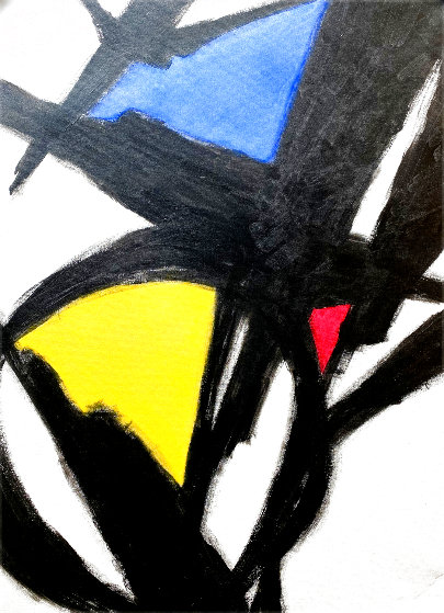 Abstract Original Acrylic on Canvas 40x30 by Robert Copple