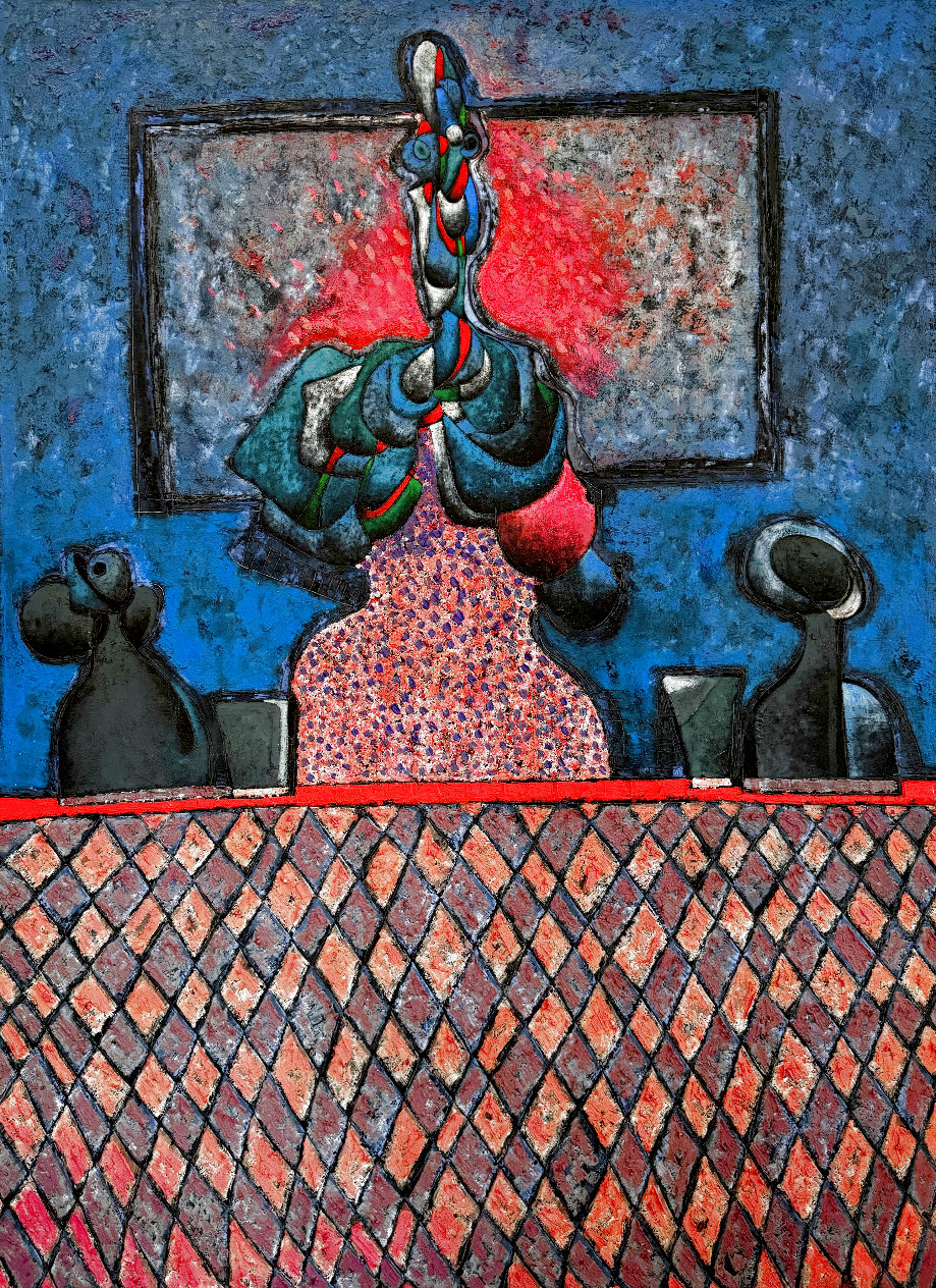 En la Cantina 1988 Oil on Canvas by Vladimir Cora - For Sale on Art ...