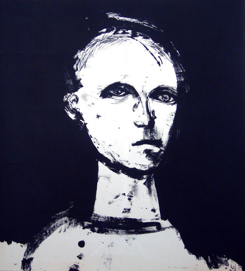 Untitled Portrait Lithograph 25x22 by Edward Corbett - For Sale on Art ...
