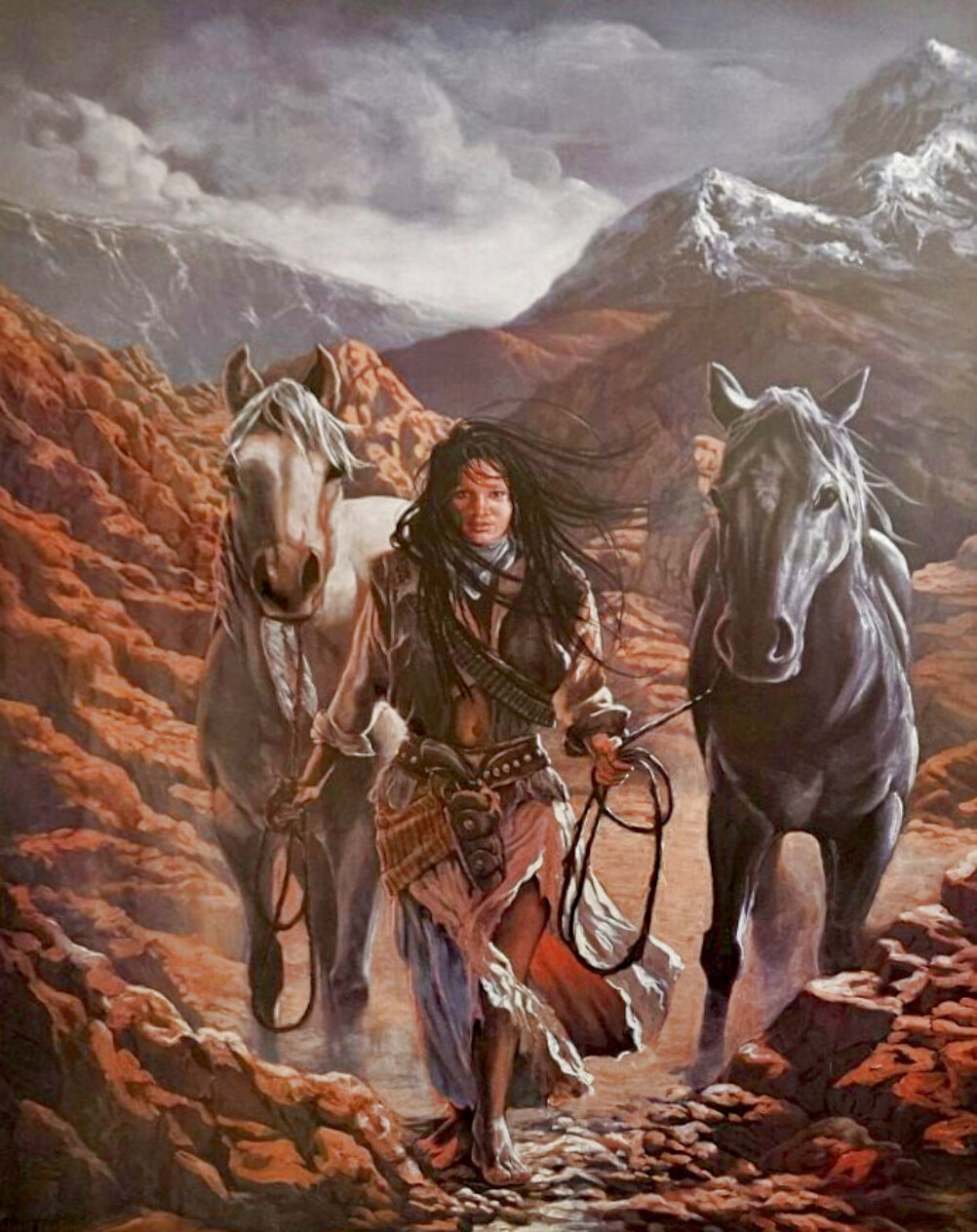 Bounty Hunter 1994 Limited Edition Lithograph by Penni Anne Cross - For ...