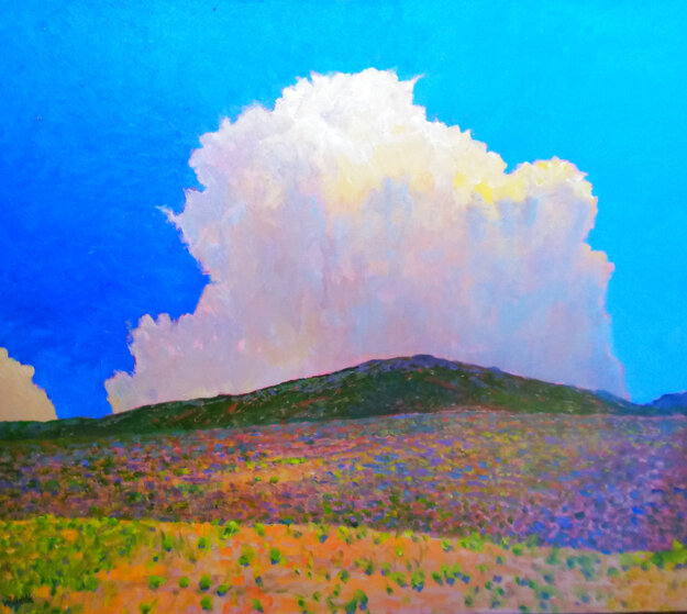 Sun and Shadow in Tehapi 2001 Acrylic on Canvas by Alan Curtis - For ...