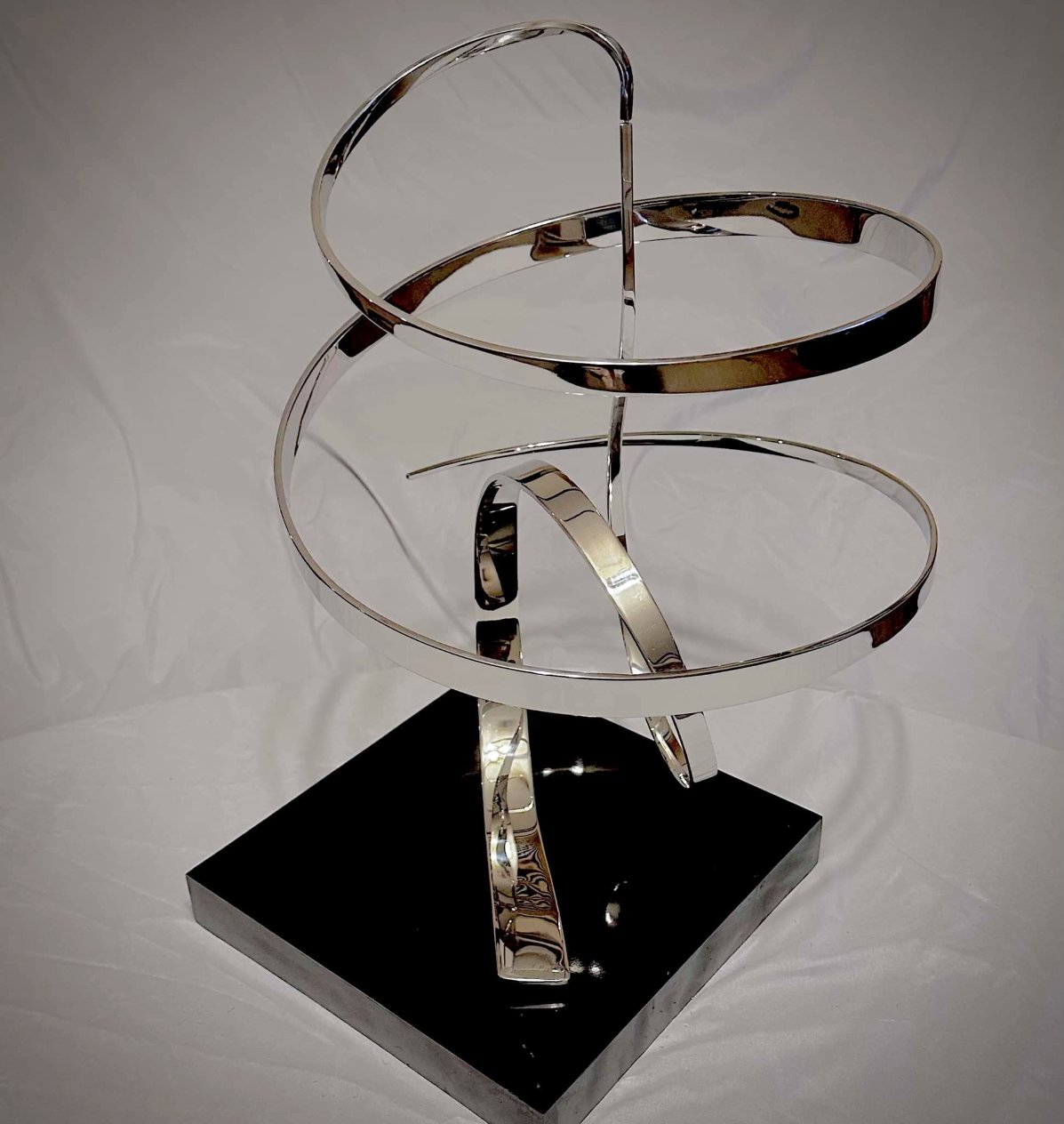 Fountain Unique Steel Sculpture 1988 21 in by Michael Cutler - For Sale ...