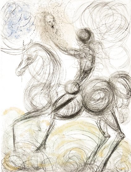 Salvador Dali , Faust: Knight And Death, 1968 by Salvador Dali - For ...