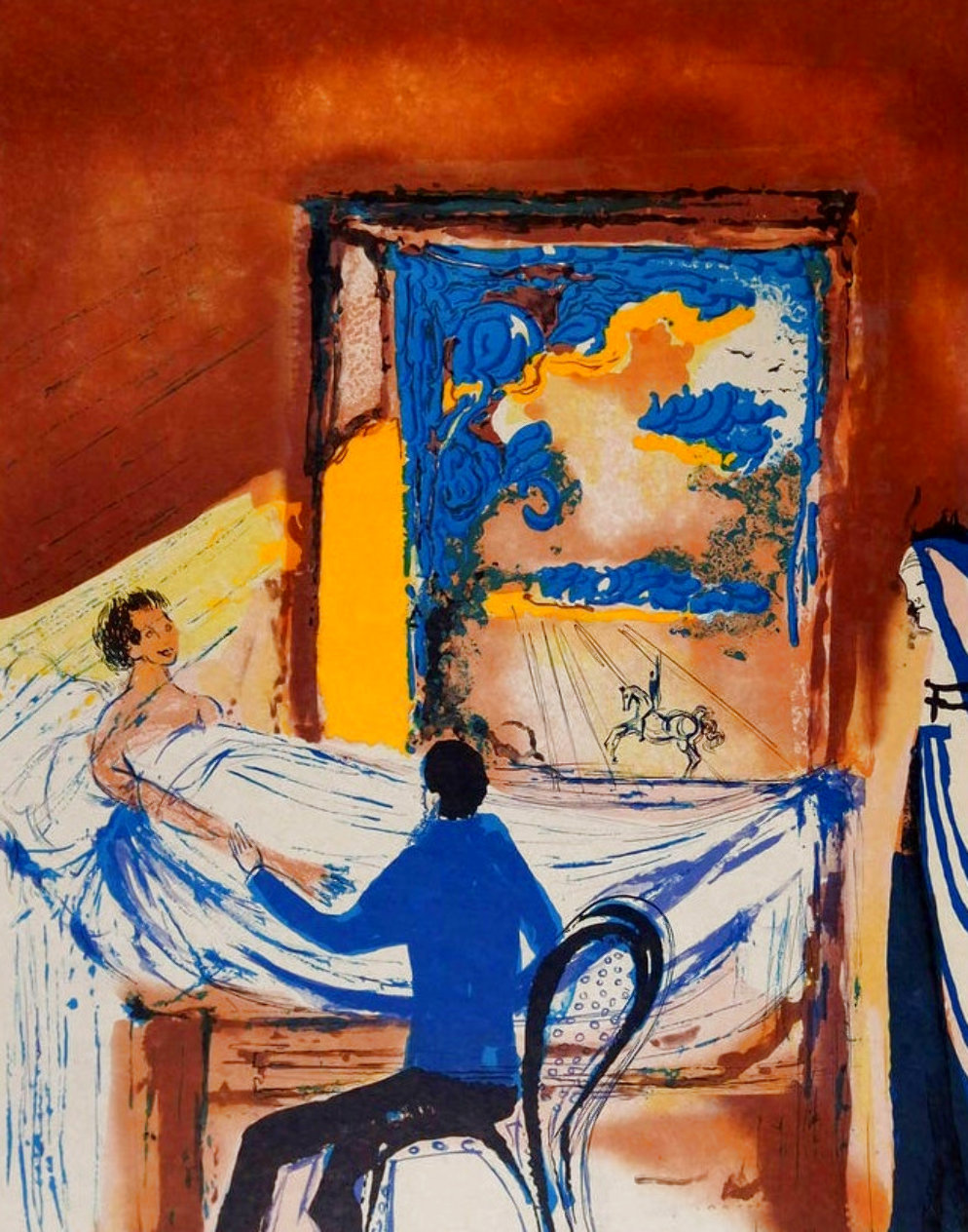 Doctor 1980 Lithograph 28x22 by Salvador Dali - For Sale on Art Brokerage