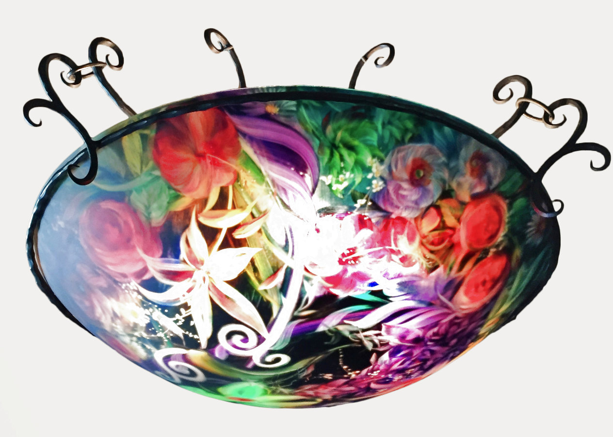 Untitled Glass Chandelier 1998 by Ulla Darni - For Sale on Art Brokerage