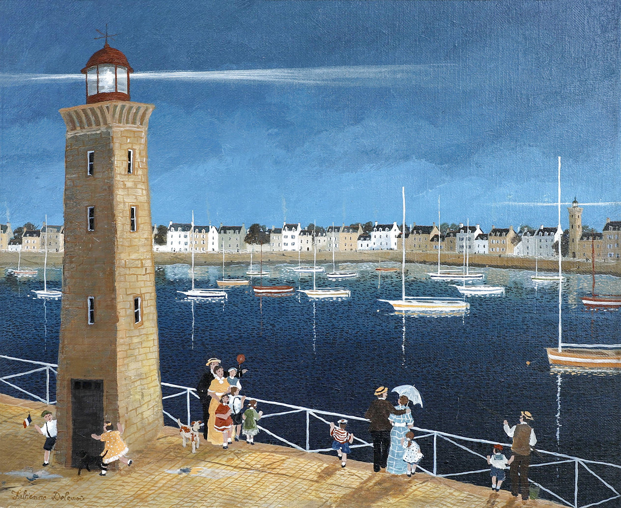 Un Soir Apre L'orage 2005 Acrylic on Canvas by Fabienne Delacroix - For ...