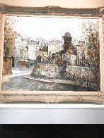 Lucien DeLaRue, original painting, Montmartre Riviera, 1944 by Lucien ...