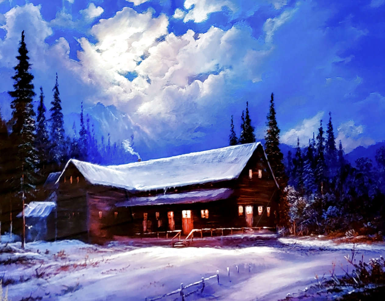 Pahaska AP 1970 Limited Edition Print 27x31 by William DeShazo - For ...